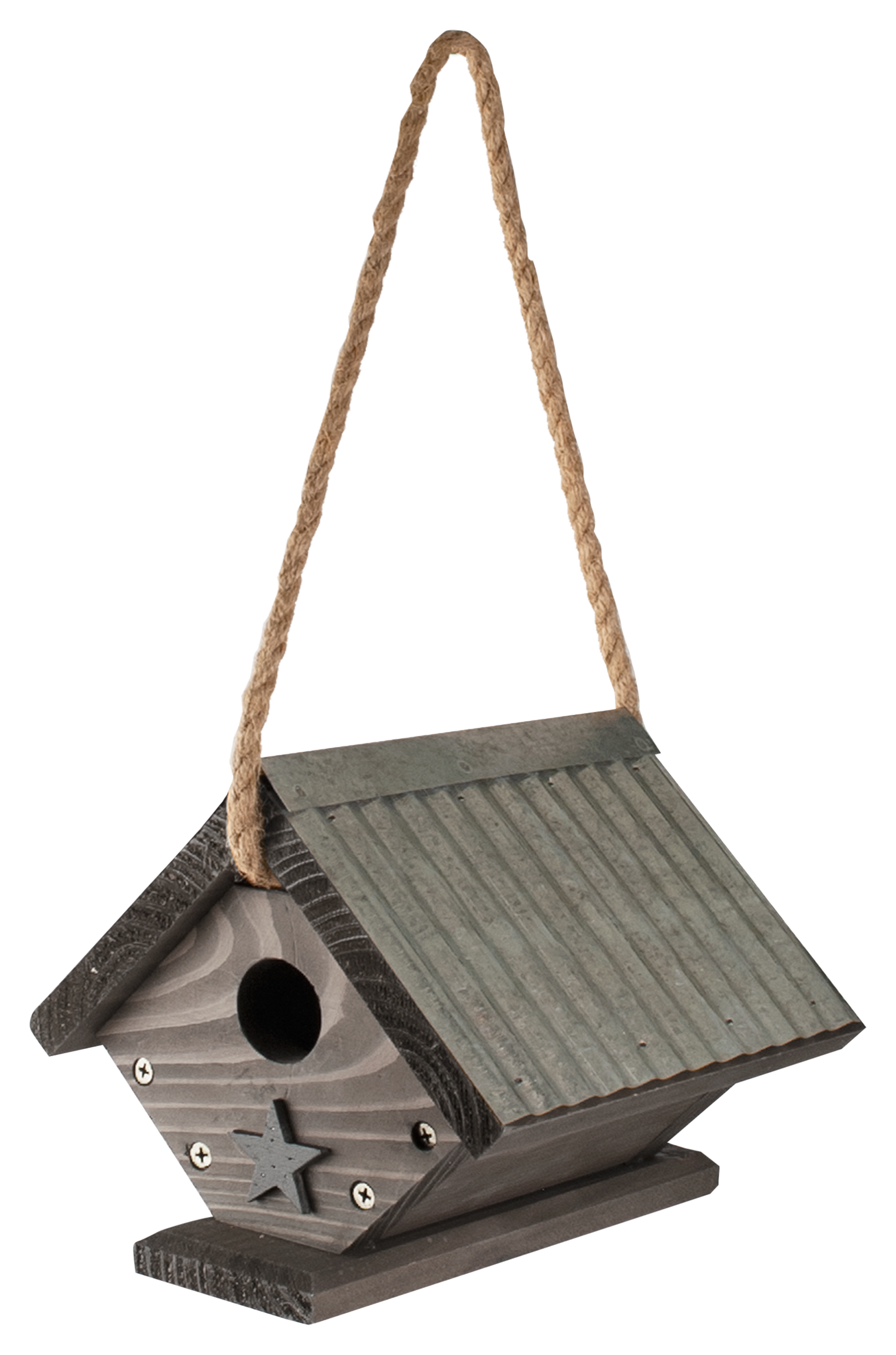 WoodLink Rustic Farmhouse Wren House | Mack's Prairie Wings